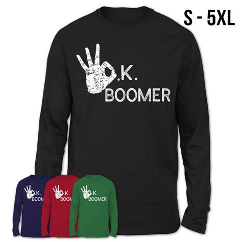 Generation Z Okay Boomer Funny Millenial Ok Clapback Sarcasm T Shirt