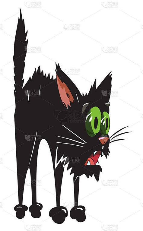 怕黑猫卡通形象