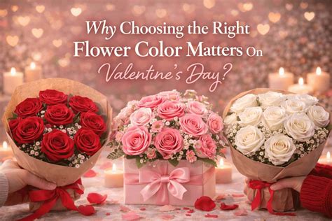 Why Choosing The Right Flower Color Matters On Valentines Day