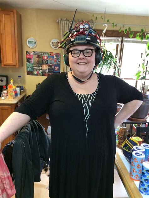 Abby From Ghostbusters In Helmet