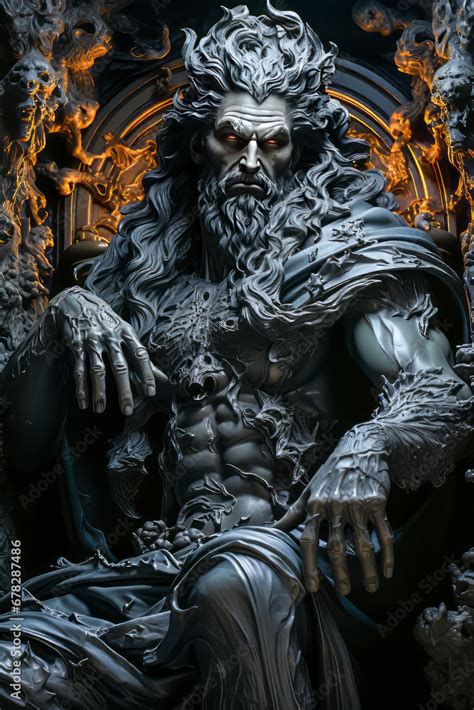 Hades God Of The Underworld Generated Image A Digital Rendering Of A