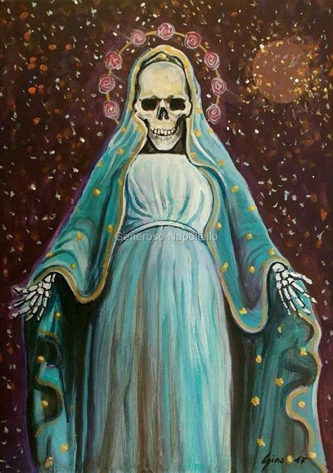 Pin On Santa Muerte Art