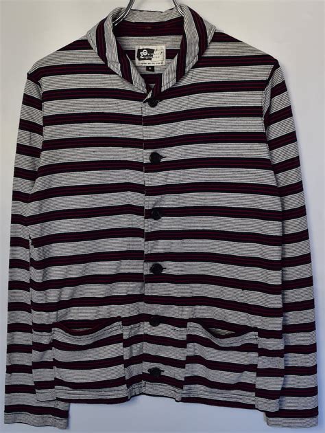 Engineered Garments Engineered Garmentsstripe Work Jacket15057 0730
