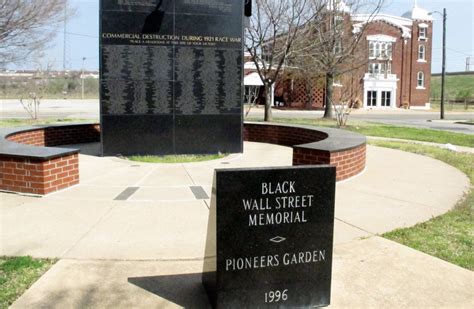 Greenwood Rising Tulsas Black Wall St Memorial Gonomad Travel