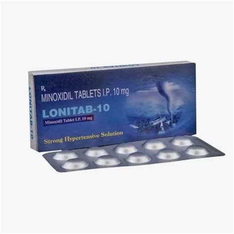 Lonitab Minoxidil Tablets 10mg At ₹ 631stripe In Nagpur Id