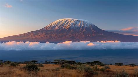 Premium Photo Majestic View Of Snowcapped Mount Kilimanjaro At