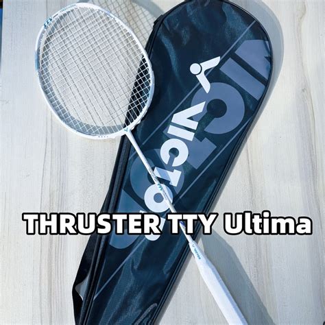 Victor Thruster Tty Ultima Tai Tzu Ying Última Dança Raquete De