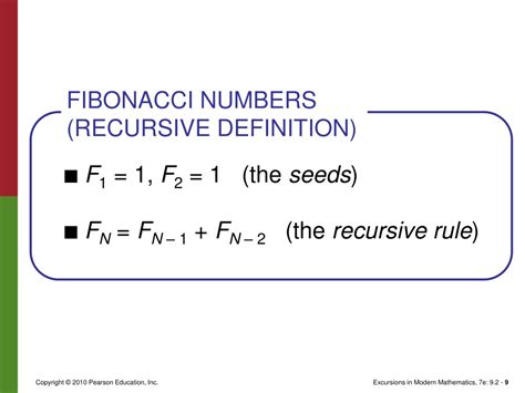 PPT Fibonacci Sequence Rules Formulas And Applications PowerPoint Presentation ID