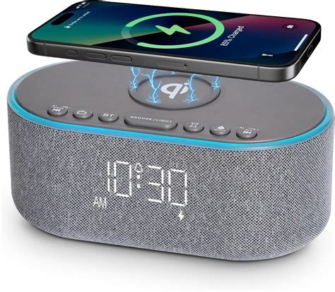 Ihome Bluetooth Alarm Clock With Wireless Charger And Usb