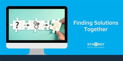 Finding Solutions Together Synergy Community At Its Best Synergy