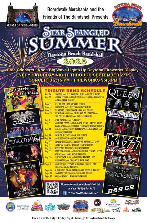 Friends Of The Bandshell Tickets Go On Sale Monday April 14 2025 For