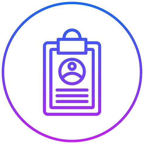 Premium Vector Patient Pofile Icon