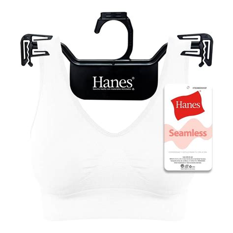 Bralette Hanes Intimates Blanco Talla M Walmart