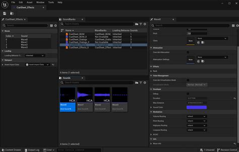 Criware Unreal Engine Atom Sound Wave アセット