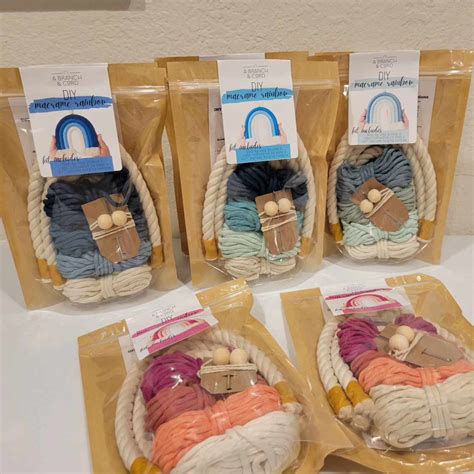 Diy Rainbow Macrame Rainbow Kit Mymakerscape
