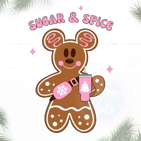 Mickey Mouse Gingerbread Clipart Etsy