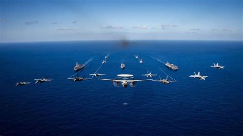 Us Aircraft Carriers Lead ‘large Deck Exercises With Japan East Of