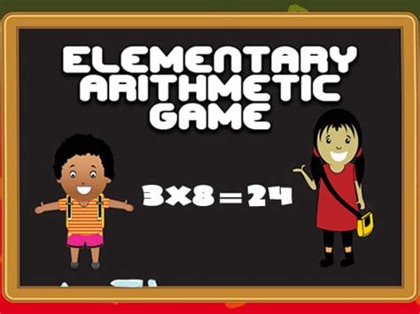 elementary arithmetic math game play online at games