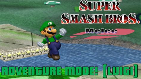 Super Smash Bros Melee Adventure Mode Luigi Youtube