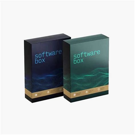 Custom Software Packaging Software Boxes With Logo