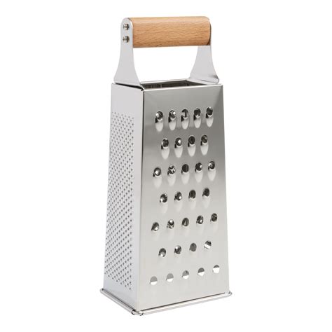 Market Prep Stainless Steel 4 Sided Box Grater World Market