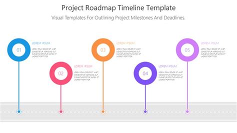Project Roadmap Timeline Template Creative Powerpoint Templates