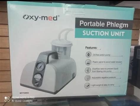 Abs Automatic Oxymed Portable Sunction Machine At ₹ 5000 Piece In New Delhi