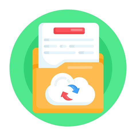 Cloud Folder Syncing 2972090 Vector Art At Vecteezy