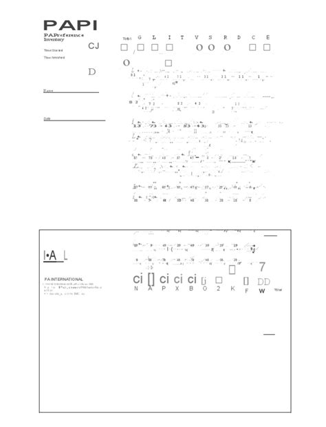 Lembar Jawaban Tes Papi Kostick Download Free Pdf Échecs