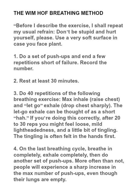 Master The Wim Hof Breathing Method
