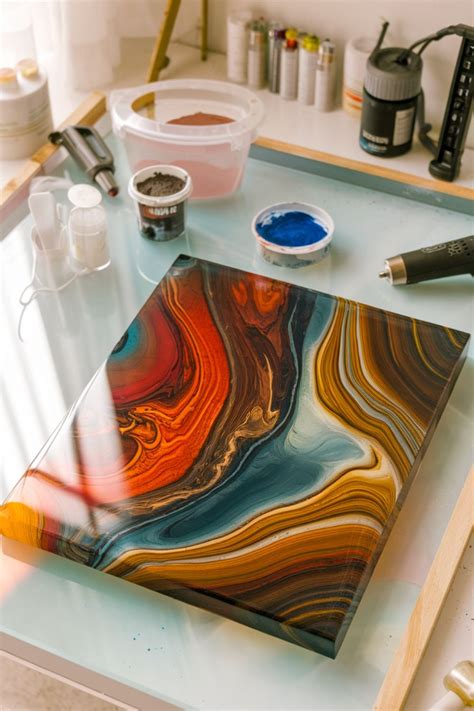 Expert Tips For Stunning Resin Canvas Art Resin Art Canvas Resin Art