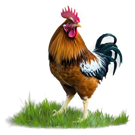 Download Rooster In Grassland Png 32