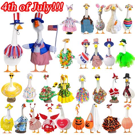 Boovnll Porch Goose Outfits All Seasons Holiday Halloween