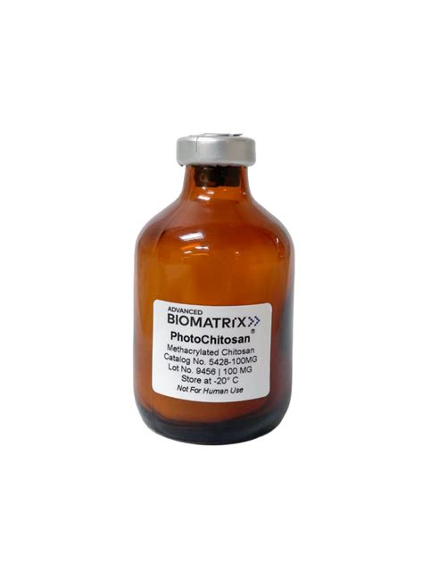 Photochitosan® Methacrylated Chitosan Chitosan Only