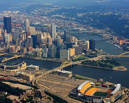 Heinz Field Hotels Pittsburgh Aerial Photography Aerial View Of