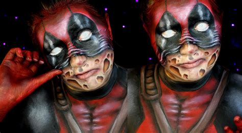 Deadpool Makeup