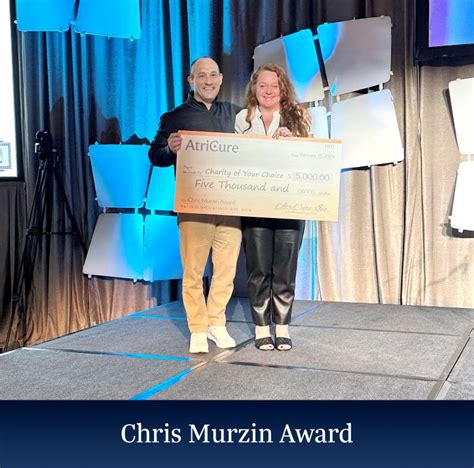 Katy Fraser Bsn Rn On Linkedin Atricure Inc Honors Chris Murzin Annually And Continues His