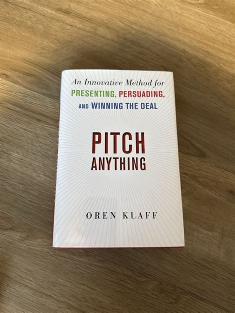 Pitch Anything Erfolgreich Präsentieren Oren Klaff Gebraucht In