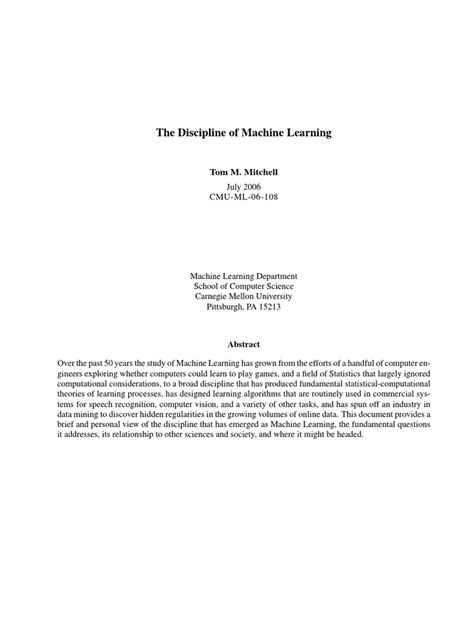 Machine Learning Tr Pdf Machine Learning Learning