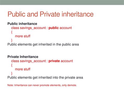 inheritance in c inheritance protected section ppt download