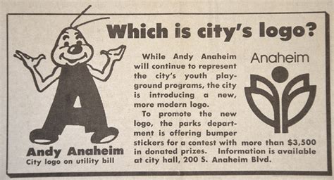 Andy Anaheim Is The Citys Logo Of Course The 1980s Were Flickr