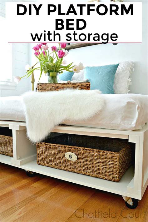 Diy Twin Platform Bed With Storage