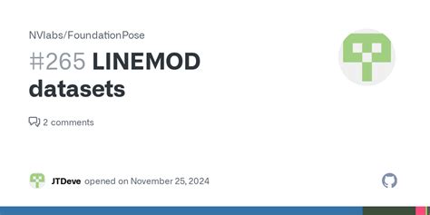 Linemod Datasets Issue Nvlabs Foundationpose Github