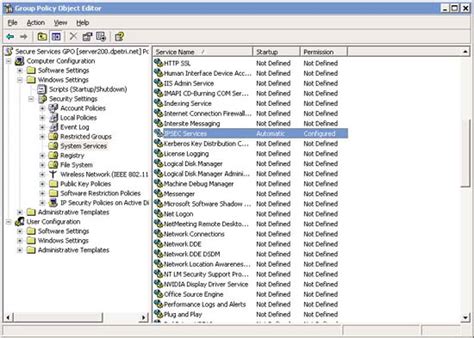 IPSec Policy Agent Security
