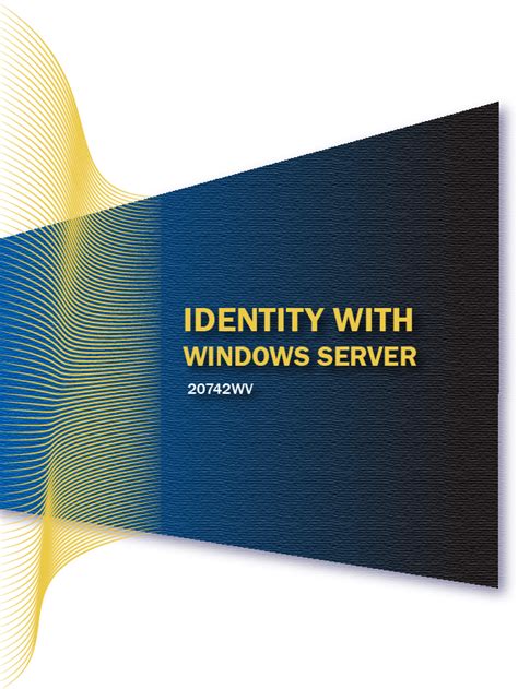 Identity With Windows Server 20742WV 55351 Babe EBook