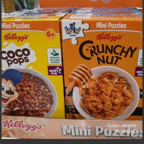Promo Miniatur Kellogs Cereal Puzzle 50pcs Kellogs Cereal Jigsaw Puzzle
