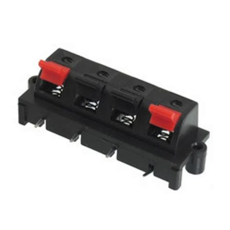 Speaker Socket 4 Position Jack Push In Audio Speaker Terminal Connector Manufacturer From New