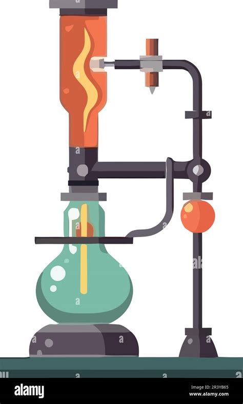 Laboratory Distillation Apparatus Stock Vector Image And Art Alamy