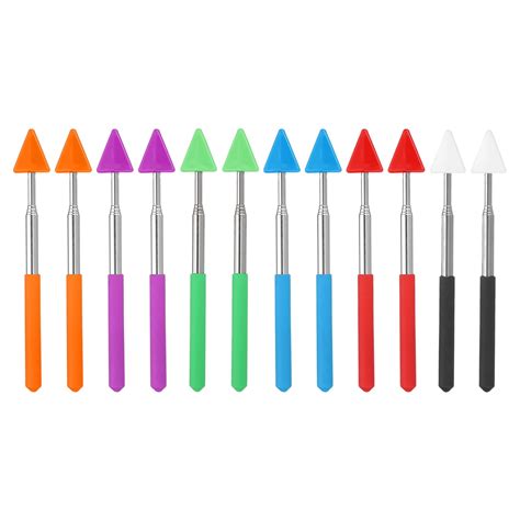 Uxcell Telescopic Teachers Pointer 12 Pcs Arrow Teacher Pointer Stick