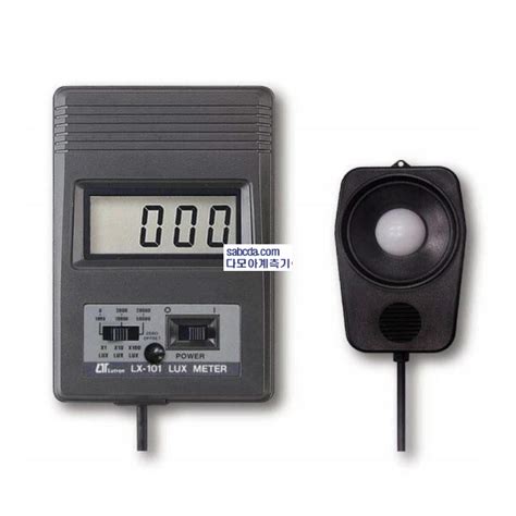 Lx 101 Lx101 조도측정기 럭스메타 광조도계 조도계 다모아계측기